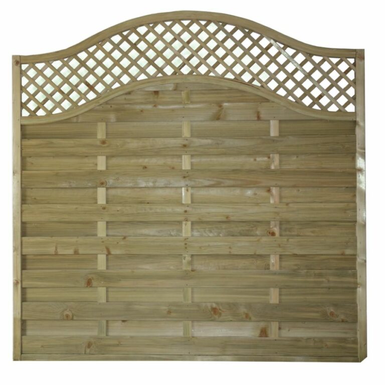 3ft Omega Lattice Top Fence Panel (1830 x 900mm) - Pressure Treated ...